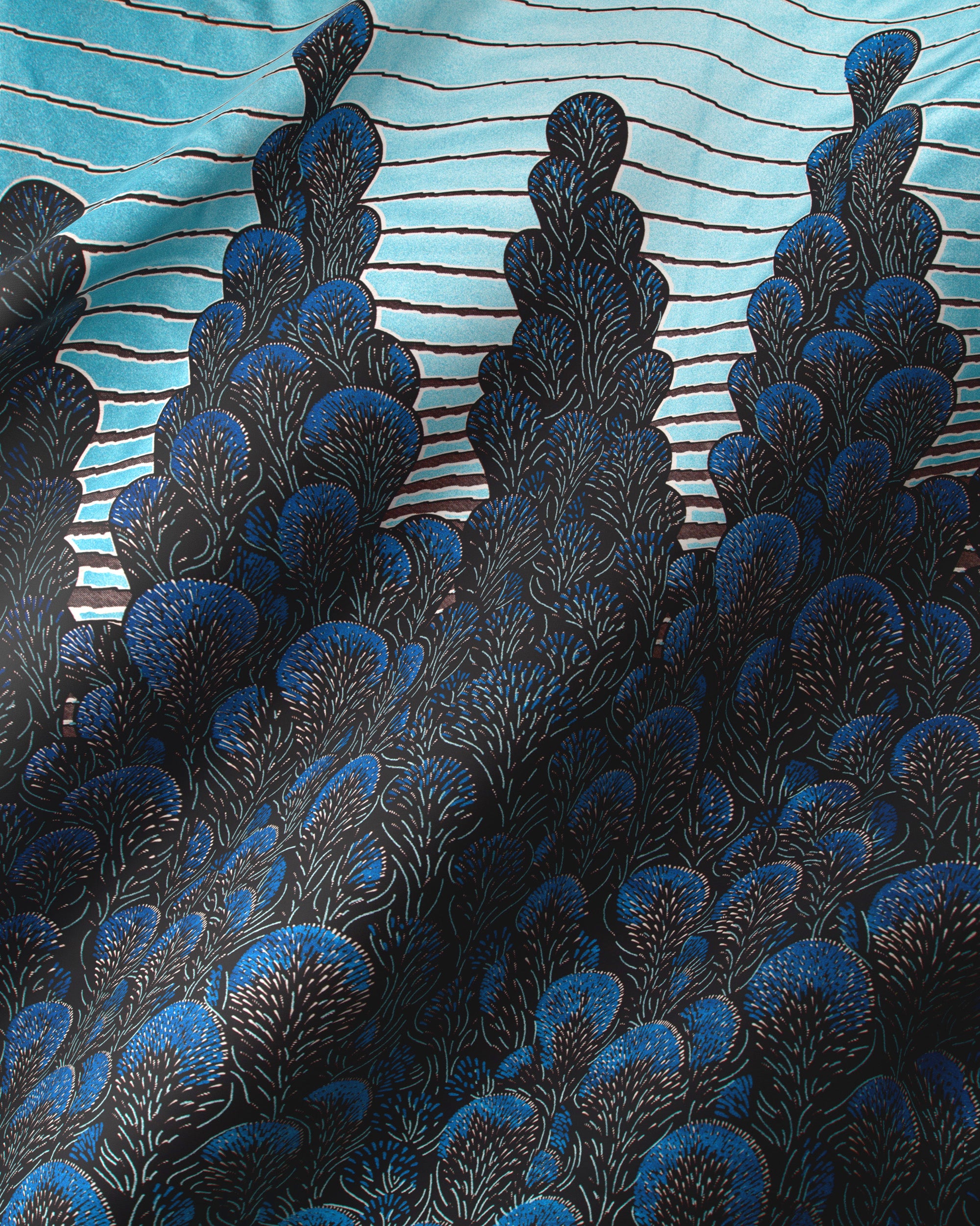 Wax GlitterGlam | VL03762.013 | Royal Blue Embellished – Vlisco