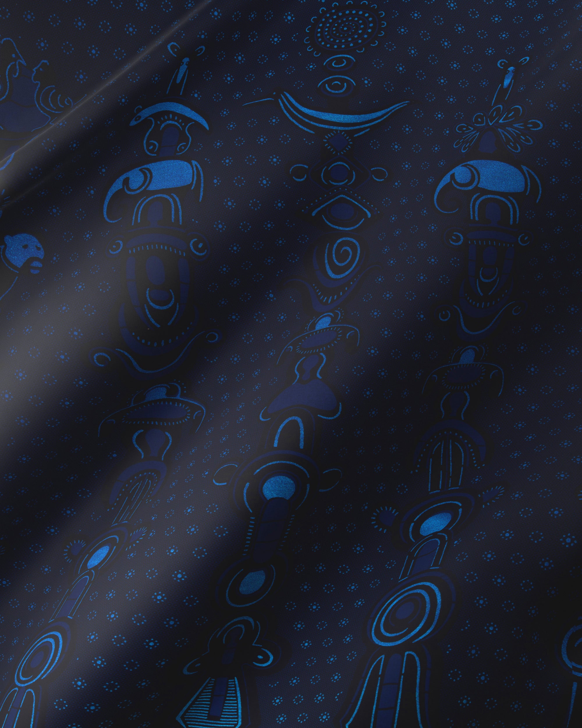 Sky Wax | VL04528.087 | Royal Blue Embellished – Vlisco