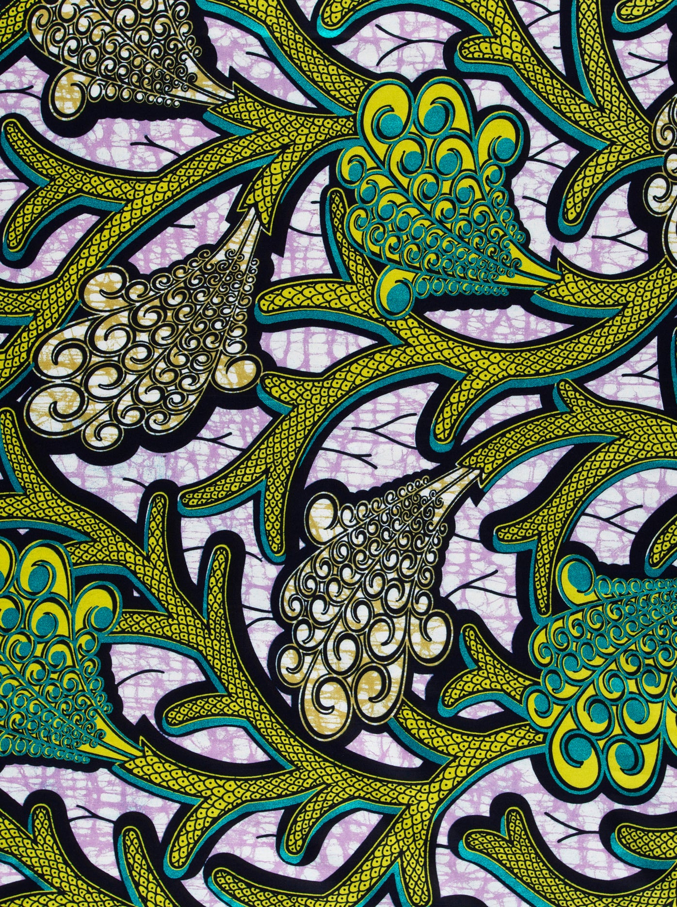 Super-Wax | VLA0374.028 | Blue Embellished – Vlisco