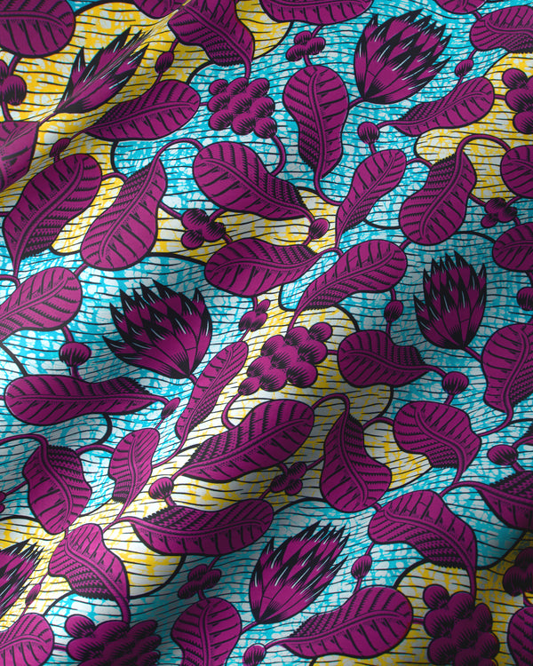VLISCO Super Wax | Luxury fabrics with two-coloured crackling effect ...