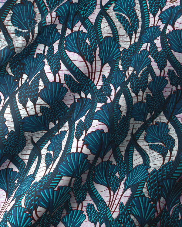 VLISCO Super Wax | Luxury fabrics with two-coloured crackling effect ...