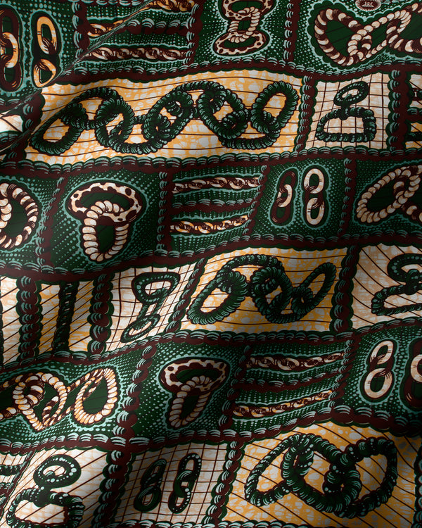 VLISCO Super Wax | Luxury fabrics with two-coloured crackling effect ...