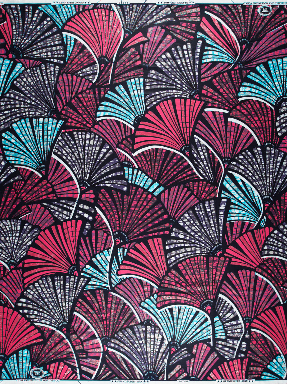 Grand Super-wax | Vls6740.006 | Blue-copper Shine – Vlisco