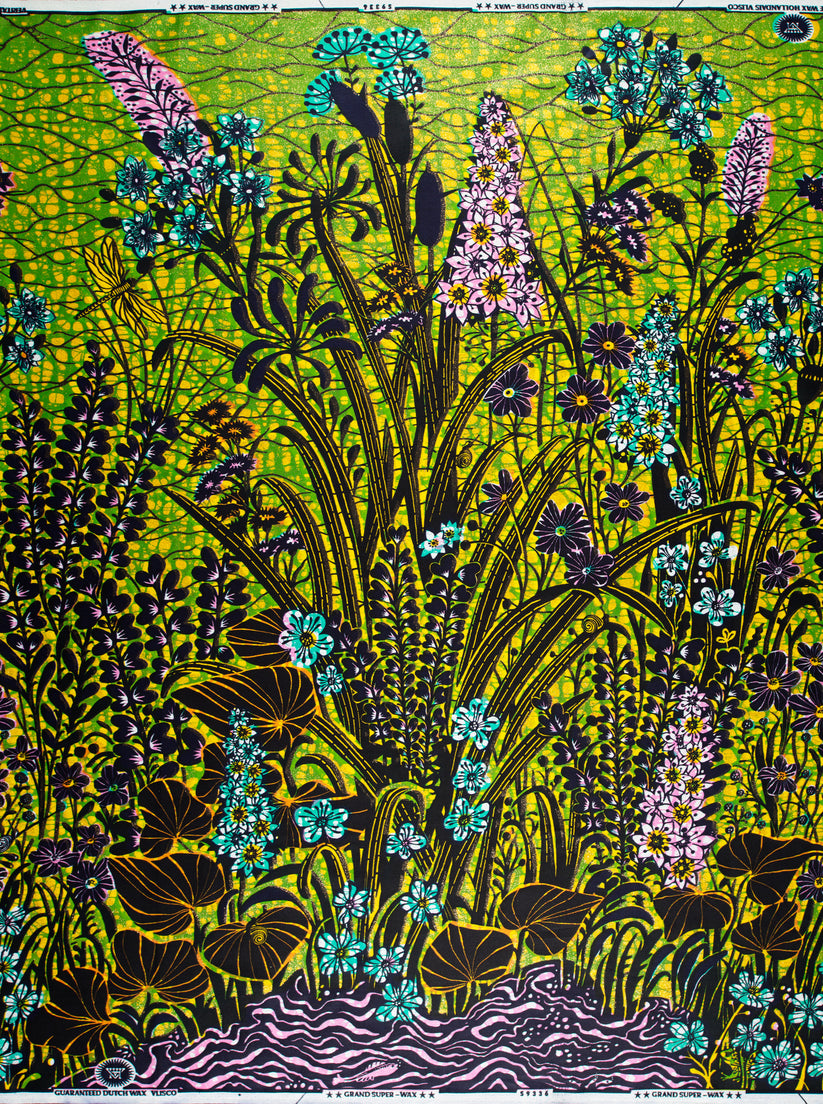 Grand Super-wax | Vls9336.015 | Gold Shine Embellished – Vlisco